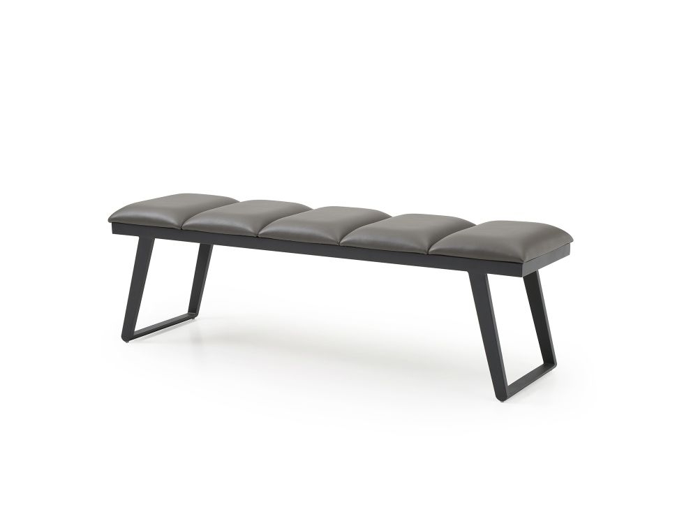 Rovigo Dark Gray Modern Bench | Contemporary Bedroom Bench